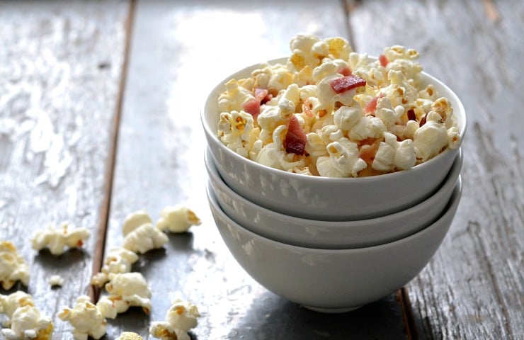 Maple Bacon Popcorn - Real Food Real Deals