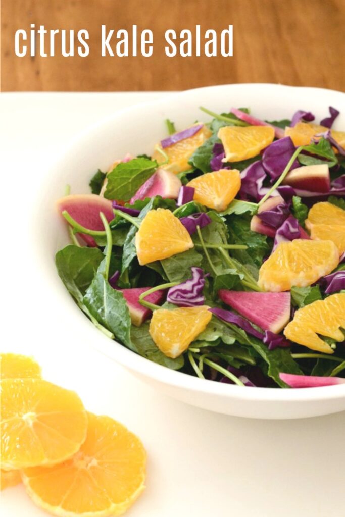 Citrus Kale Salad (Easy Side Dish) - Real Food Real Deals
