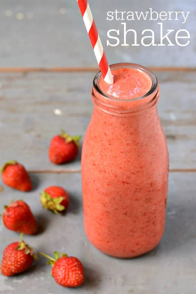 Strawberry Shake Recipe, an Easy, Healthy Dessert