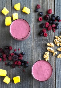 Mango Berry Smoothie Recipe - Easy, Healthy 6-Ingredient Drink