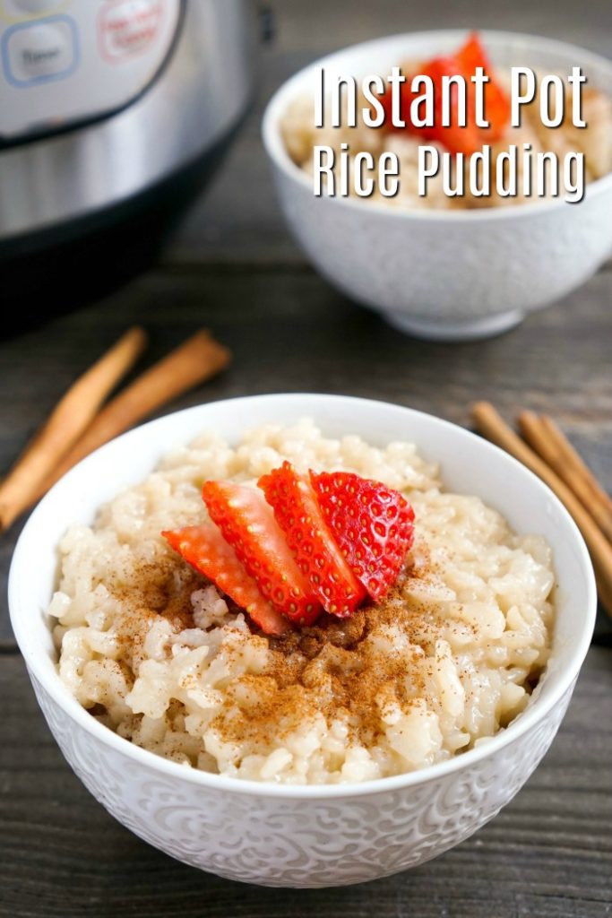 Instant Pot Rice Pudding Recipe - Easy Gluten Free Vegan Dessert