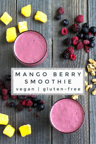 Mango Berry Smoothie Recipe - Easy, Healthy 6-Ingredient Drink