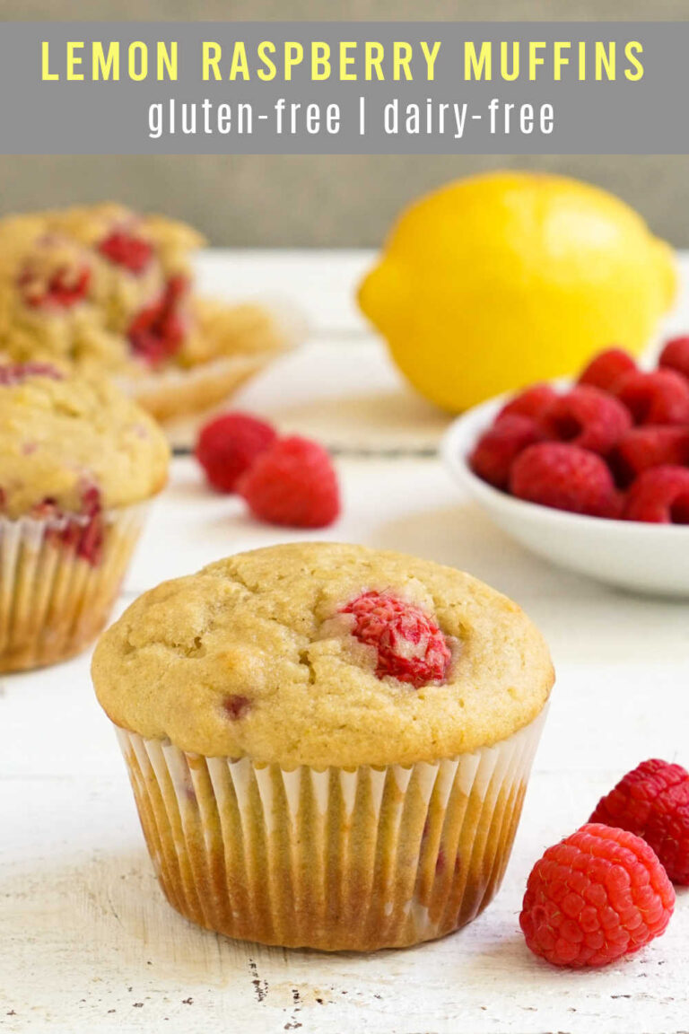 Gluten Free Lemon Raspberry Muffins - Real Food Real Deals